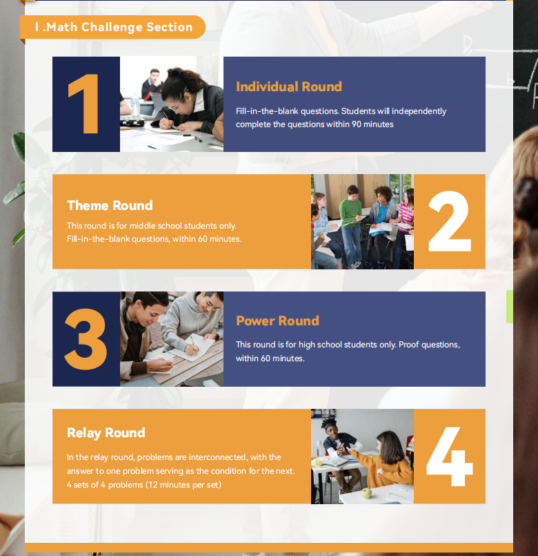 Johns Hopkins Math Tournament（JHMT） - 阿思丹国际学术挑战——亚洲最大青少年学术挑战平台